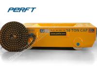 China 10T Cable Reel Powered Industry Standard Flat Transfer Trolley On Rail for sale