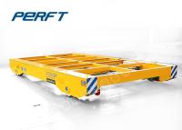 China Abrasive Blasting Rail Transfer Cart , 5 Ton Cable Reel Powered Trolley Cart for sale
