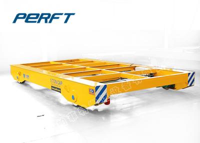 China Abrasive Blasting Rail Transfer Cart , 5 Ton Cable Reel Powered Trolley Cart for sale