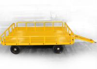 China Non-power towed Heavy Duty industrial carts -50t Flat Transfer Trolley for sale