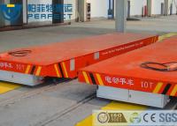 China Busbar Powered Electric Flat Battery Transfer Cart with High frequency Running Heavy Duty Car for sale
