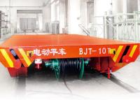 China Cable Reel Powered Rail Transfer Car Battery Transfer Cart with Remote and Hand Control for sale