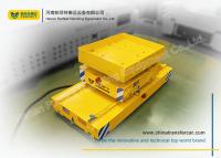 China Heavy Duty Industrial Transfer Trolley Wide Gauge Railway Traverser On Steel Rail Track for sale