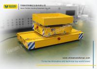 China Heavy Duty Industrial Transfer Trolley Wide Gauge Railway Traverser On Steel Rail Track for sale