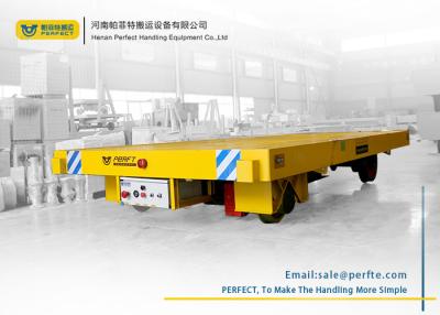 China 10 Ton Capacity Battery Powered Cart On Rails For Heavy Cargo Handling for sale
