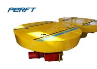 China heavy duty  industrial  transfer trolley on track mounted on turntable for sale