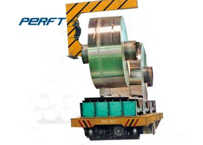 China 80 ton factory electric coil rail Coil Transfer Trolley/rail transfer car for sale
