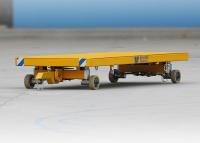 China Industrial Material Electric Handing Trackless Transfer Trailer-Non Motor Transfer Cart for sale