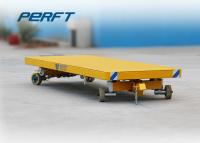 China 50t Steel Frame Material Flat Bed Platform Transfer Semi Cart with Non-power for sale