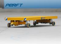China 50t Steel Frame Material Flat Bed Platform Transfer Semi Cart with Non-power for sale