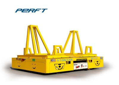 China Rail Guided Vehicle With Anti Explosion Transfer Cart Steel Plant Die Bogie for sale