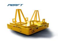 China Rail Guided Vehicle With Anti Explosion Transfer Cart Steel Plant Die Bogie for sale
