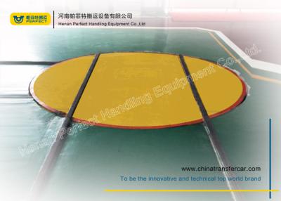 China Industrial transfer cars run on a turntable to achieve 90 degree rotation for sale