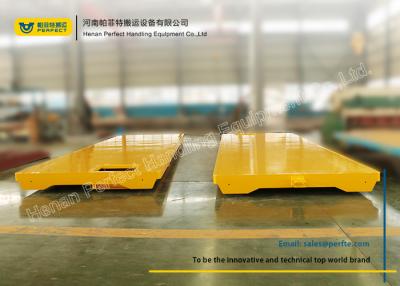 China Stainless steel Industrial Transfer Trolley / heavy duty railway motorized transfer trolley for sale