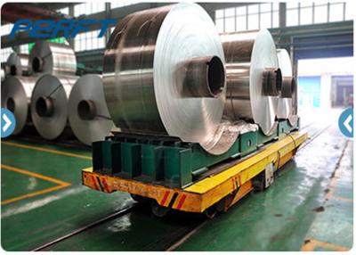 China 16 ton Industrial Steel Coil Rail Transfer Trolley for coils transport for sale