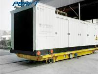 China Customized Tonnage Battery Transfer Cart on Rail For Industry , yellow for sale