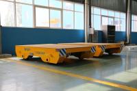 China Flatbed Material Handling Electric 3t Rail Transfer Cart Heavy Duty for sale