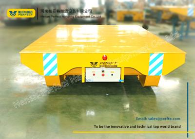 China Shipyard use motorized towed rail transfer platform cart on ramp for sale