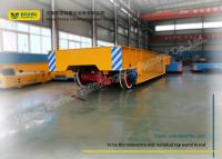China Yellow Electric Rail Transfer Trolley For Steel Mill Transport , Load Capacity Of 60 T for sale