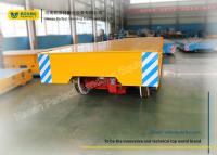 China Yellow Electric Rail Transfer Trolley For Steel Mill Transport , Load Capacity Of 60 T for sale