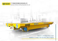 China Rail Flat Table Material Transfer Cart Customized Parts With Large Capacity for sale