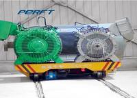 China Heavy Load Rail Transfer Cart Carbon Steel Electric Battery Powered Railway Flat Vehicle for sale