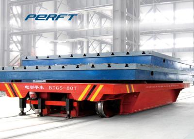 China Motorized Coil Die Transfer Cart On Rails For Factory Product Transportation for sale