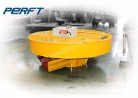 China 16 ton Workshop Rail Material Handling Trailer with Turntable with PLC System for sale