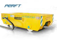 China Yellow Warehouse Carts Material Handling Equipment  With Cable Drum Power for sale