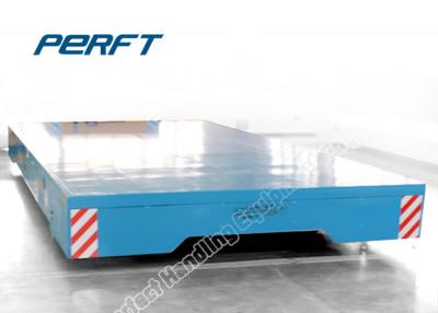China Customized Heavy Duty Battery Transfer Cart 40 Ton Cable Drum Power Rail Traveling Flat Car for sale