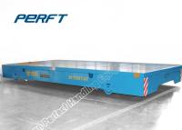 China Customized Heavy Duty Battery Transfer Cart 40 Ton Cable Drum Power Rail Traveling Flat Car for sale