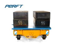 China industrial battery powered trackless transfer cart on cement for sale