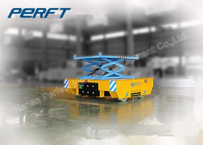 China scissor hydraulic lifting rail battery transfer heavy transfer cart for sale