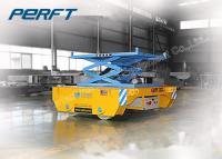China scissor hydraulic lifting rail battery transfer heavy transfer cart for sale