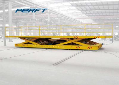 China Hydraulic Flat Heavy Duty Plant Trailer Material Scissor Handling And Lifting Equipment for sale