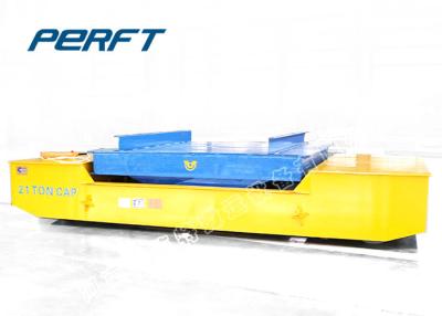 China Electric Flat Ladle Transfer Car Safe Convenient Operation With Lifting Table for sale