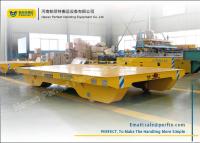China cheap heavy duty busbar powered flat electric transfer car on rail for workshop for sale