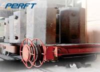 China 20 Ton Ladle Transfer Car / Battery Powered Cart For Handling Metal And Slag for sale