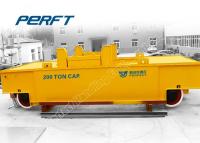 China Electric Rail Transfer Trolley Carbon Steel Material 50 - 75 Mm Ground Clearance for sale
