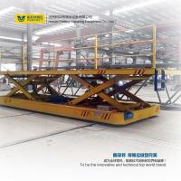 China material handling lifting trolley with scissor lifting table transfer carriage for sale