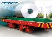 China Industrial Material Handling Coil Transfer Trolley With V Groove Coil Transport Truck for sale