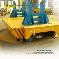 China high quality transfer flat cart with turntable on rails for transport large goods for sale