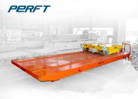 China Double track docking Rail Transfer Cart for factory warehouse across material transportation for sale
