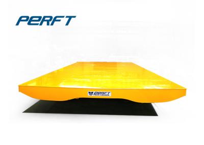 China Workshop Remote Control Automatic Q235 Rail Transfer Cart for sale
