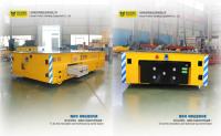 China battery powered industrial trackless transfer flat cart for casting factory for sale
