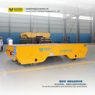 China Large Capacity Material Track Forklift Battery Transfer Cart , Automated Guided Vehicle for sale