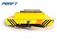 China 50 Ton Rail Guided Steel Coil Transfer Car Excellent Gear Reducer And Motor for sale
