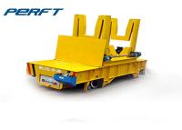 China 4 Wheel Ladle Transfer Car Motor Driven Electric Rail Flatbed Car For Ladle Transportation for sale