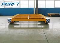 China Cable Drum Power Electric Flatbed Cart , Abrasive Blasting Rail Transfer Cart for sale