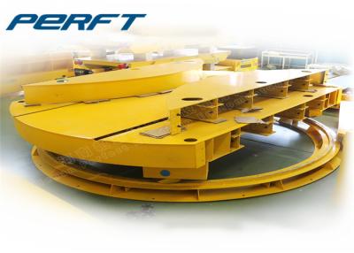 China Steel Plate Material Handling Turntable / Heavy Duty Turntable 100 T Capacity for sale